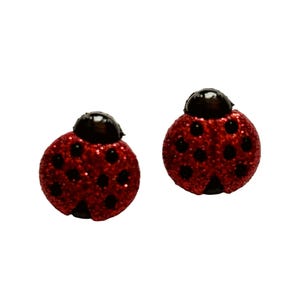 Mini Glitter Ladybugs Buttons Lady Bugs Shank Back - 1186 B - Etsy