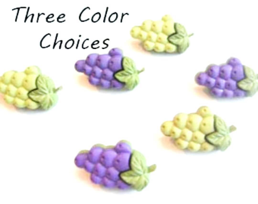 Wine Grapes Buttons Fruit Uncorked Color Choice Shank Back Jesse James ...