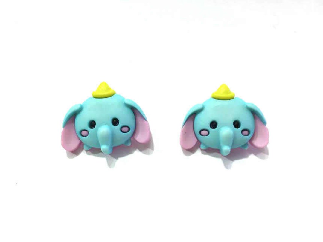 Disney Dumbo Buttons Tsum Tsum Flying Elephant Shank Back Licensed ...