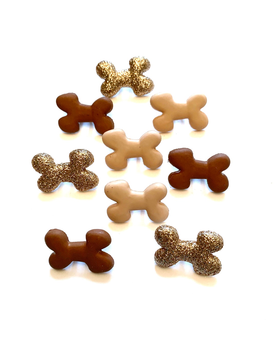 Dog Bone Buttons Collection Life is Better With A Bone Set of 9 Shank ...