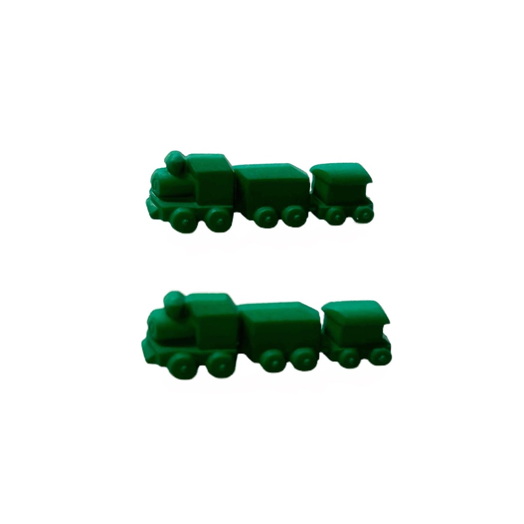 Toy Train Buttons Set of 2 Shank Flat Back Choice - 863 - Etsy