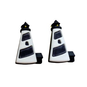 Lighthouse Buttons Galore Red Black Blue Color Choice 3D Light House ...