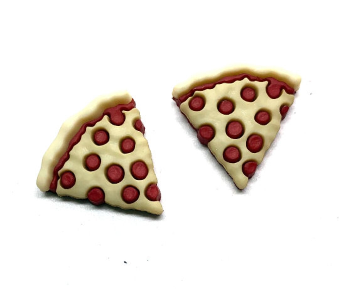 Pepperoni Pizza Slices Embellishments Snack Attack Flat Back Jesse ...