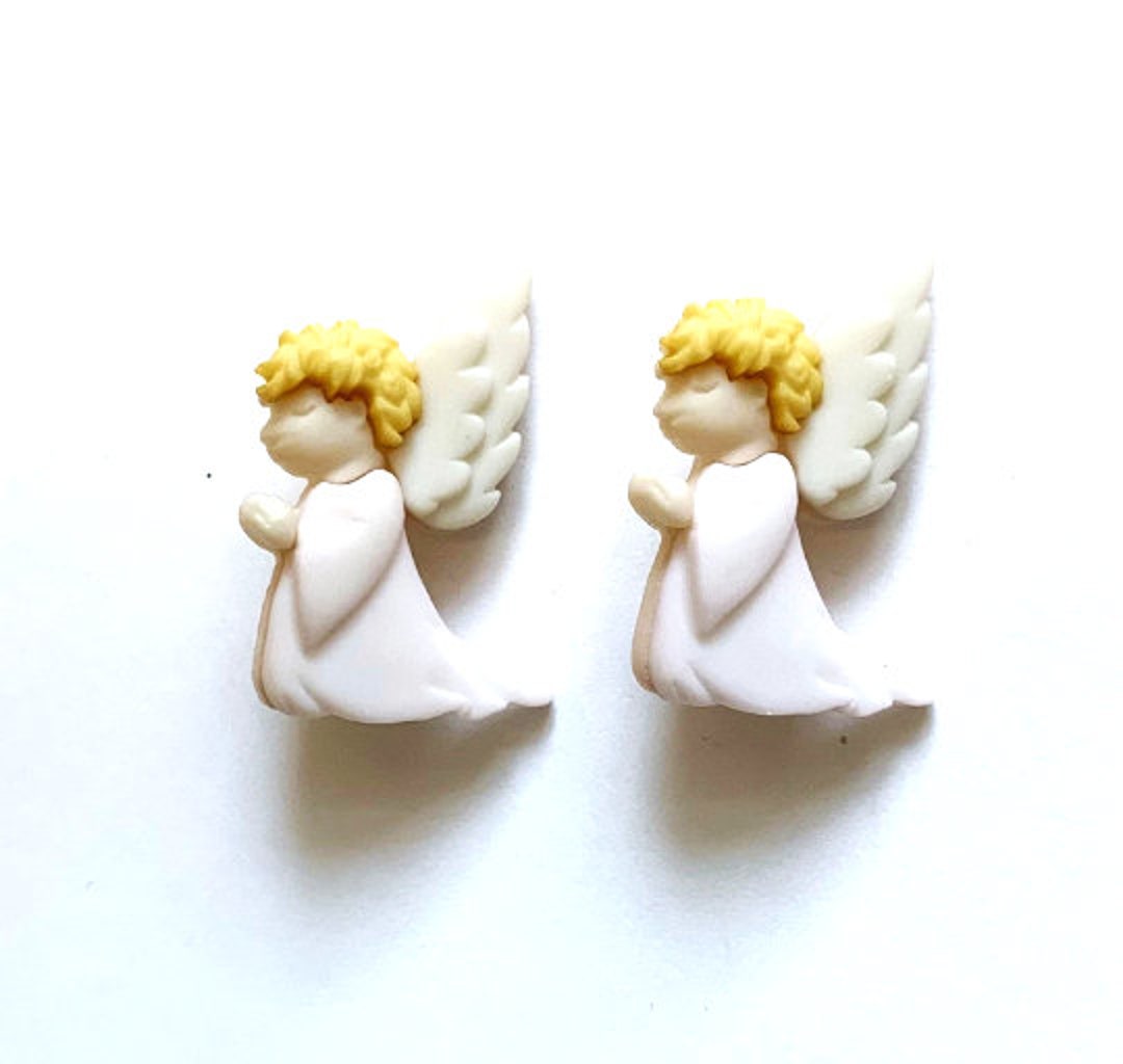 Kneeling Angel Buttons Shank Flat Back Choice Nativity Jesse Dress It ...