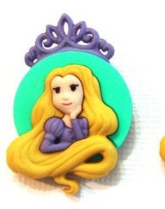 Craft Supplies & Tools Disney Princess Rapunzel Buttons Tangled Shank ...