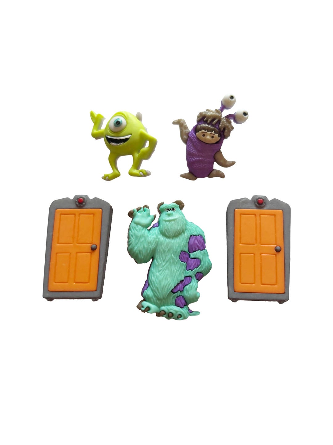 Disney Monsters Inc Button Collection Shank Back Dress It up Licensed ...