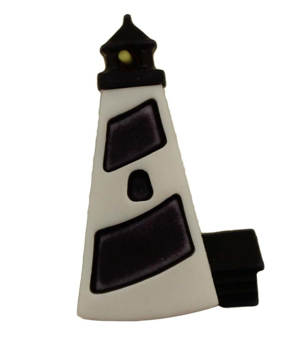 Lighthouse Buttons Galore Red Black Blue Color Choice 3D Light House ...