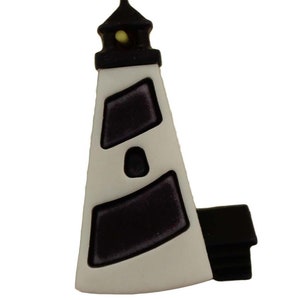Lighthouse Buttons Galore Red Black Blue Color Choice 3D Light House ...