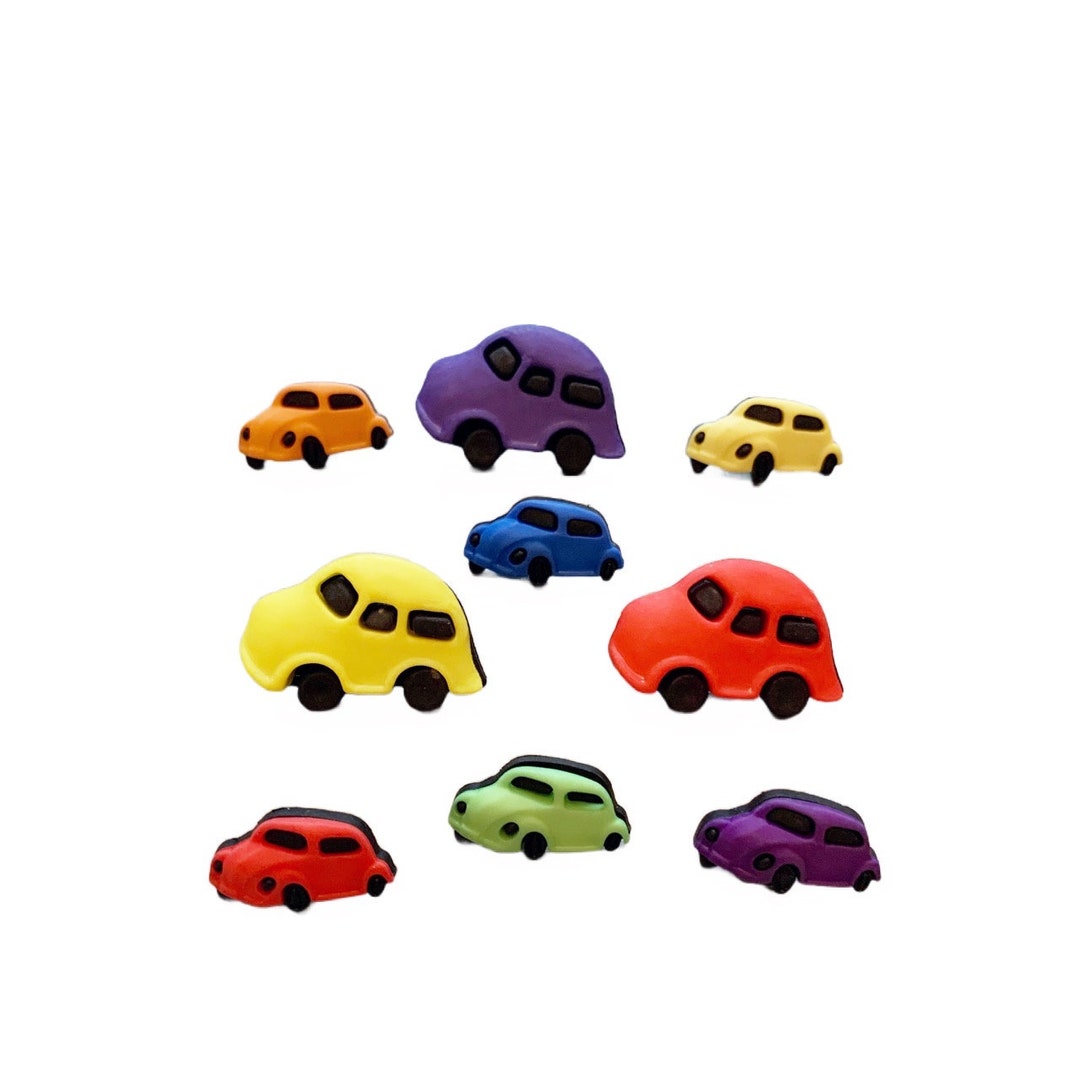 NEW Cars Buttons Galore Collection Assorted Set of 9 Shank - Etsy.de