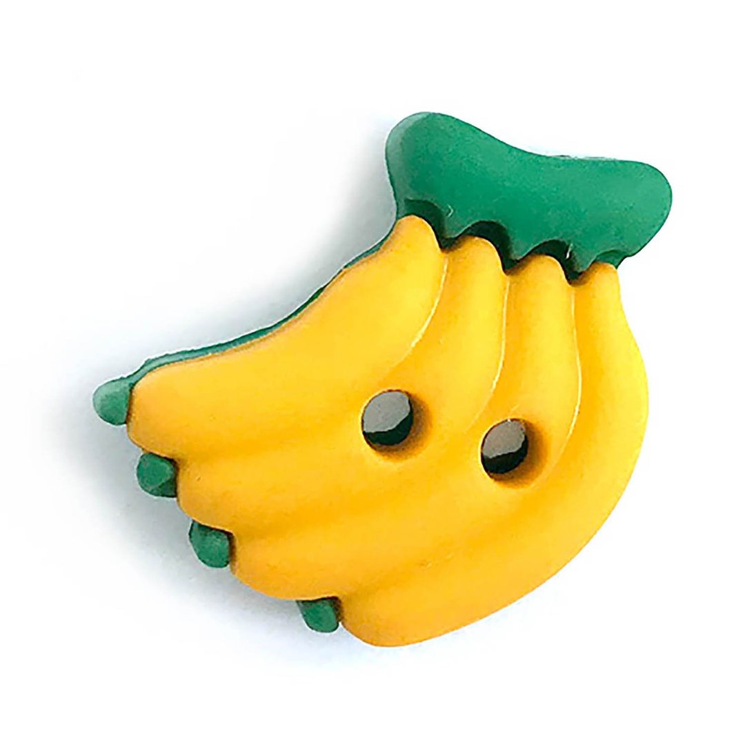 Banana Bunch Buttons Galore Fruit Two Hole Sew Thru Flat Back - 609 - Etsy