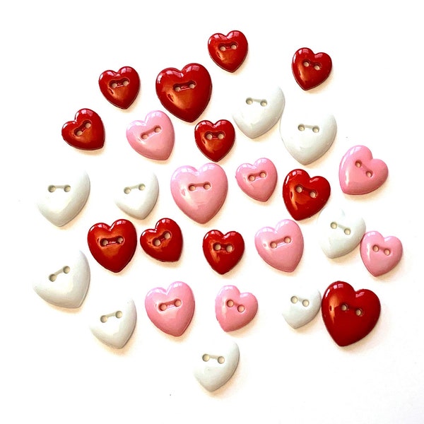 Heart Buttons - Etsy