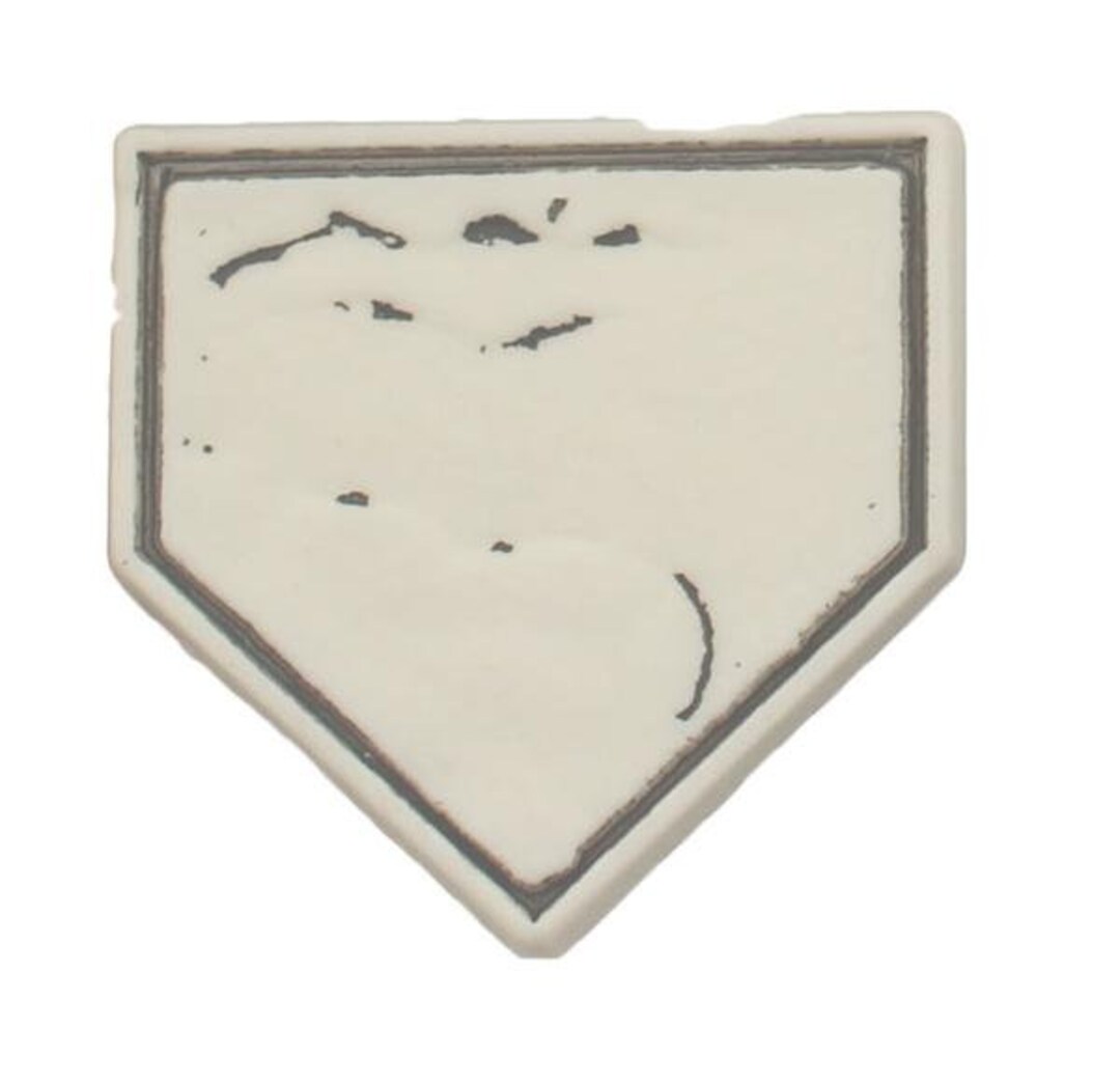 Baseball Home Plate Embellishments Flat Backs No Loop Craft Supply by ...