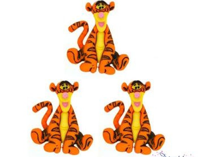 Disney Tigger Buttons Tiger Winnie the Pooh Shank Back - Etsy