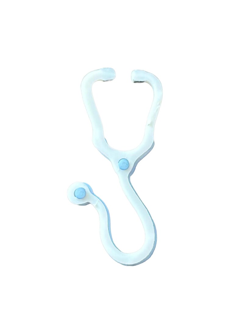 Stethoscope Medical Embellishment Flat Back Craft Supply Light Blue ...