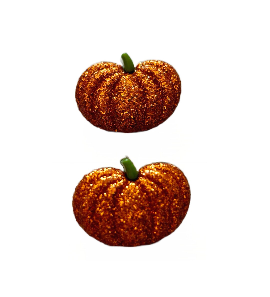 Glitter Halloween Pumpkin Button Shank Back - H118 - Etsy
