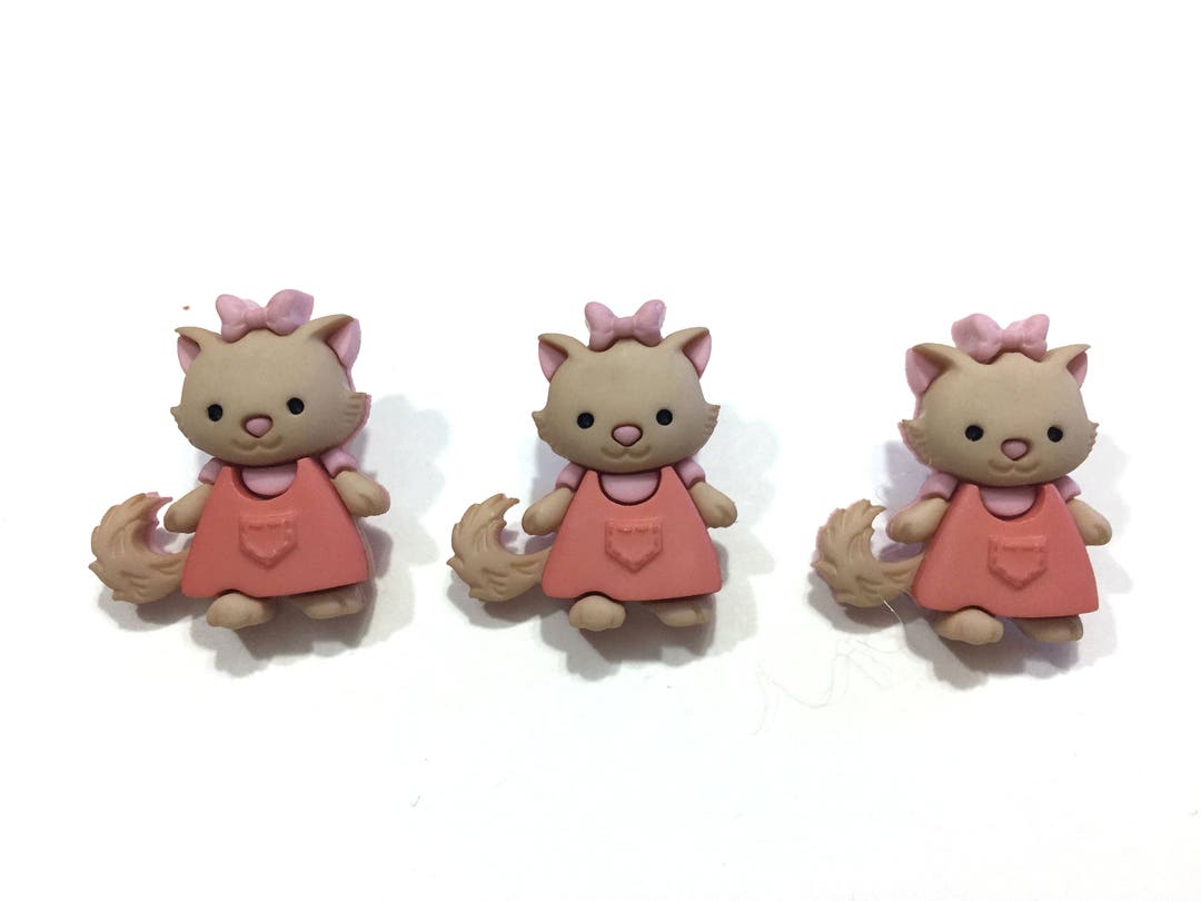 Cat Buttons Kitten Forever Friends Shank Flat Back Choice - Etsy