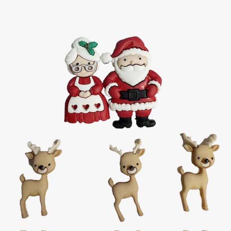 Card With Buttons - Etsy