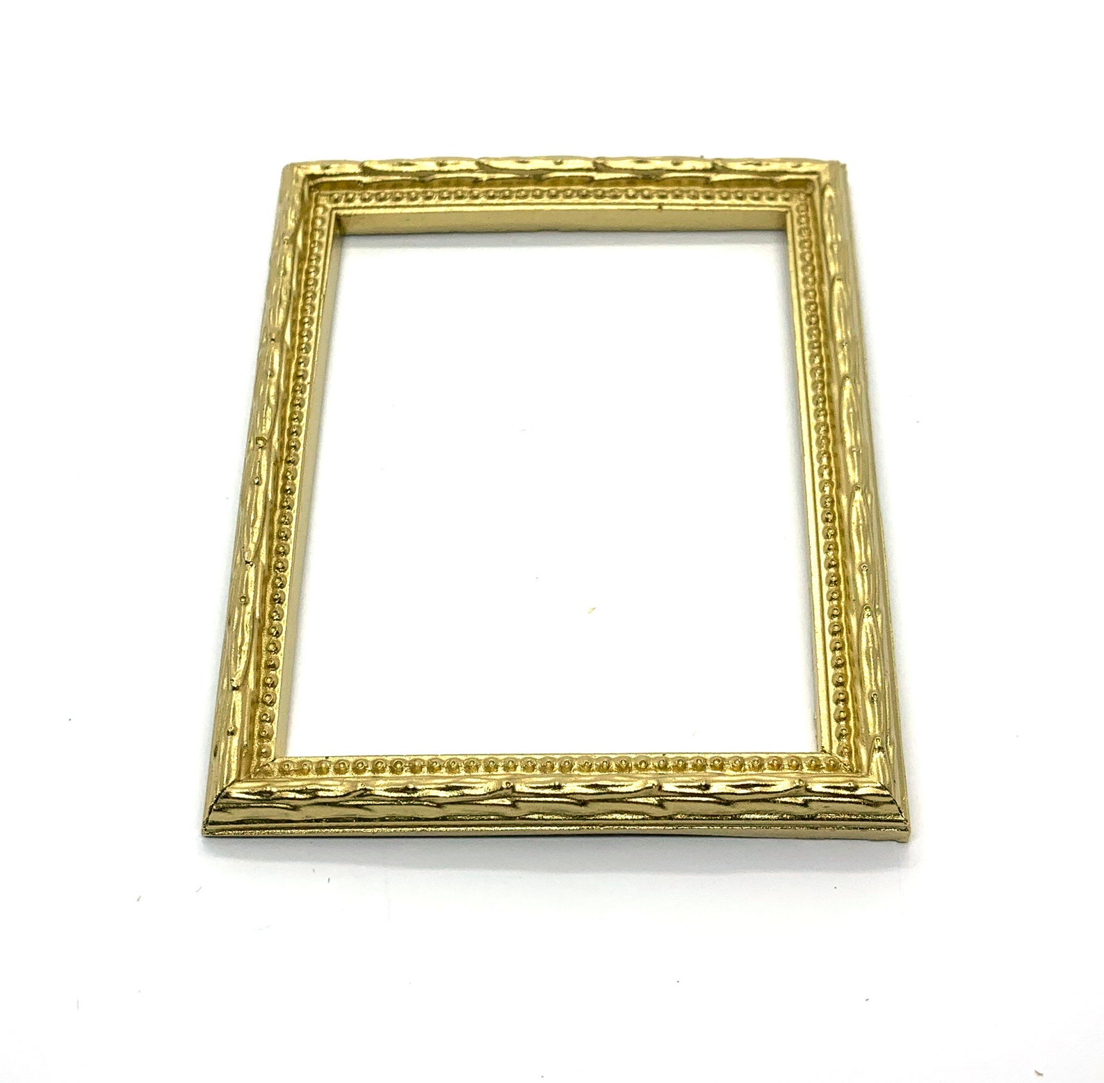 NEW Miniature Gold Picture Frame Dollhouse Home Decor | Etsy