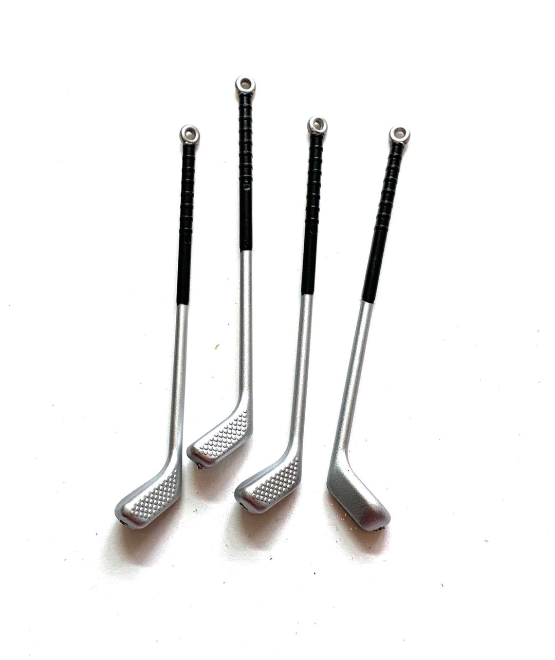 Miniature Golf Clubs Collection Set of 4 Dollhouse Fairy Garden Sports ...