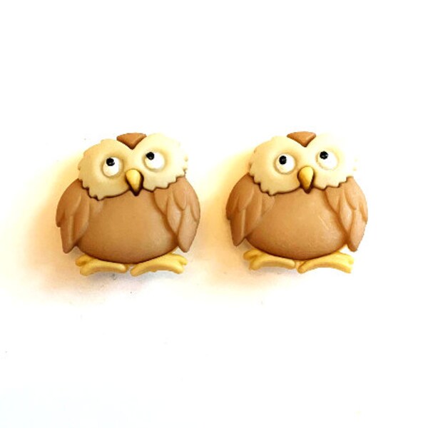 Owl Buttons - Etsy