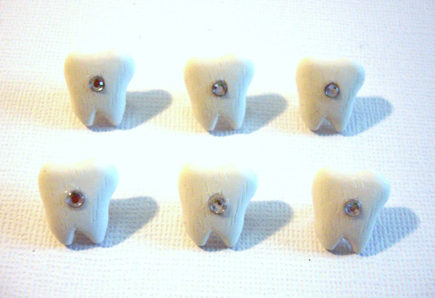 Teeth Tooth Buttons Galore Rhinestones Shank Flat Back Choice - Etsy ...
