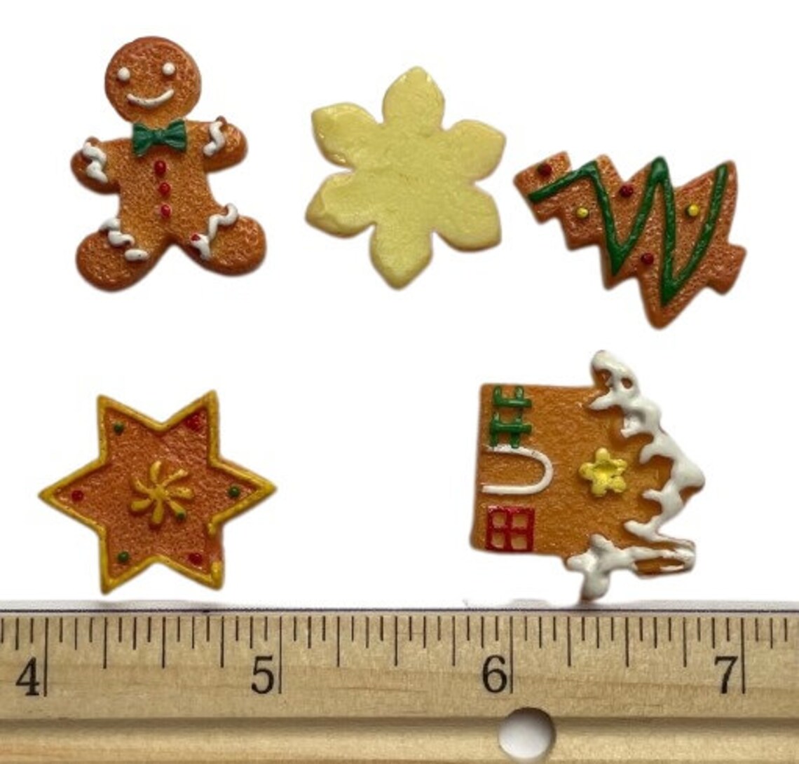 Christmas Gingerbread Cookies Embellishment Collection Cookies for ...