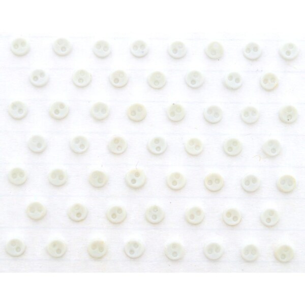 White Buttons - Etsy