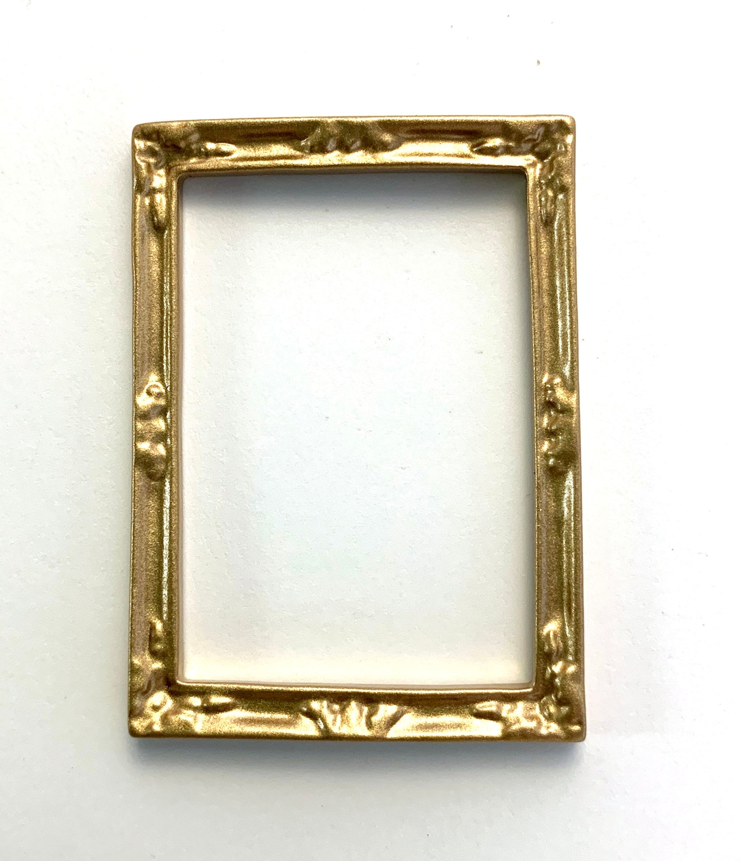 Miniature Gold Wall Picture Frame Dollhouse Home Decor Miniatures ...