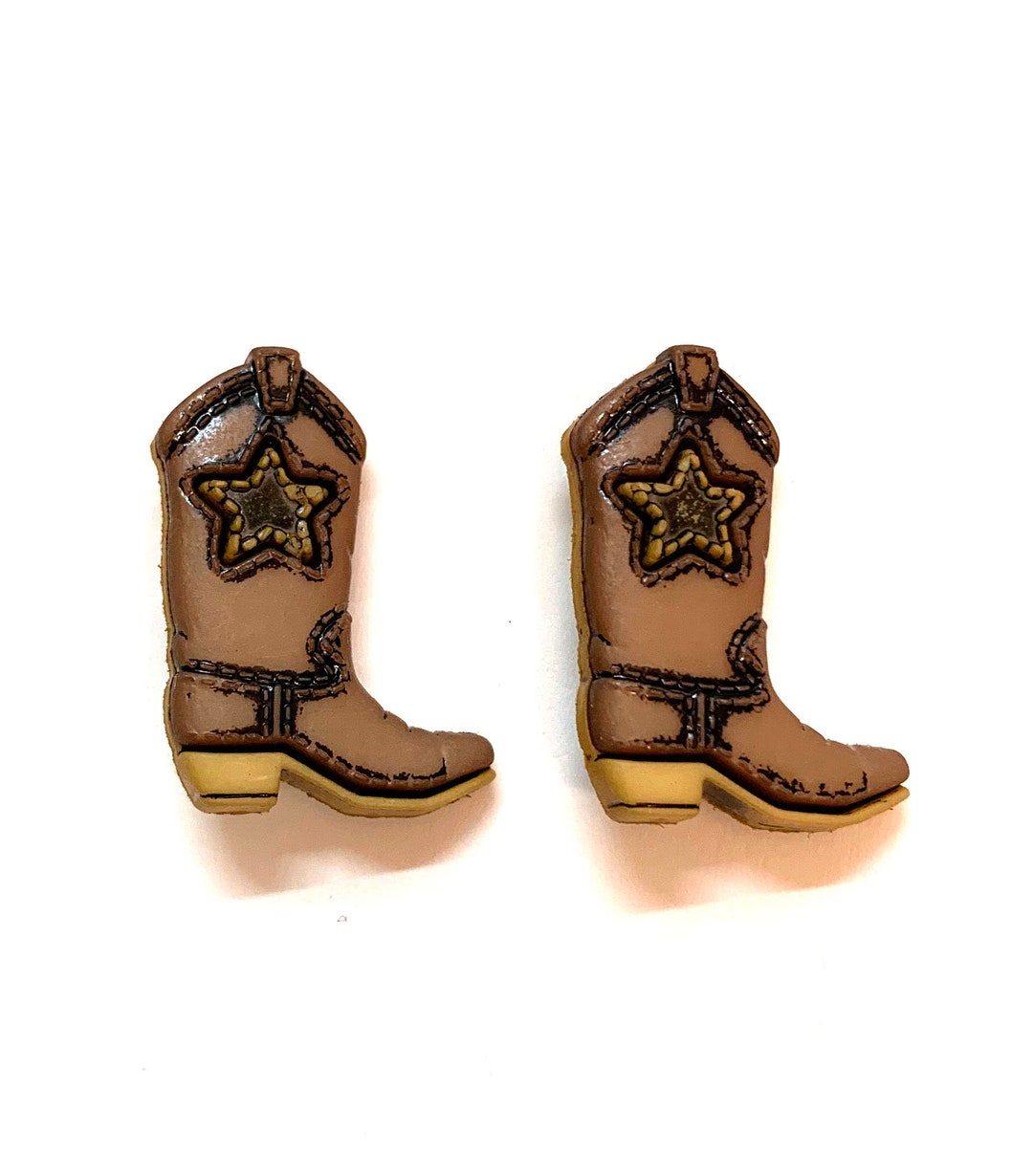 Cowboy Boots Buttons Howdy Partners Shank Back Jesse James Dress It up ...