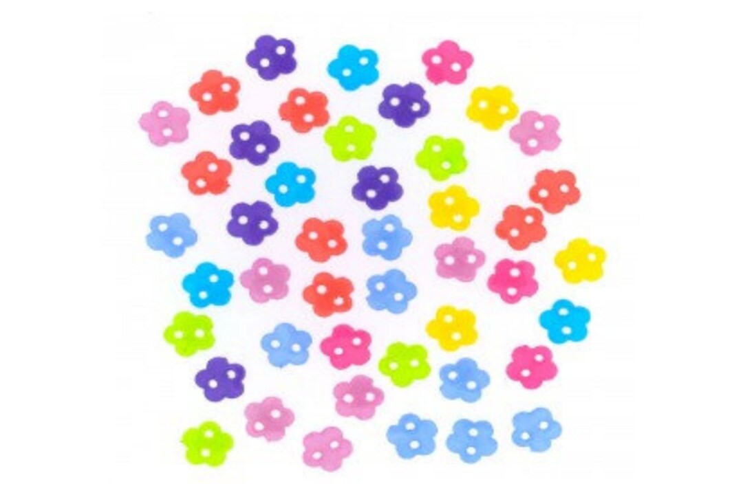 Mini Flower Button Collection Sew Thru Jesse Dress It up TINY BOUQUET ...