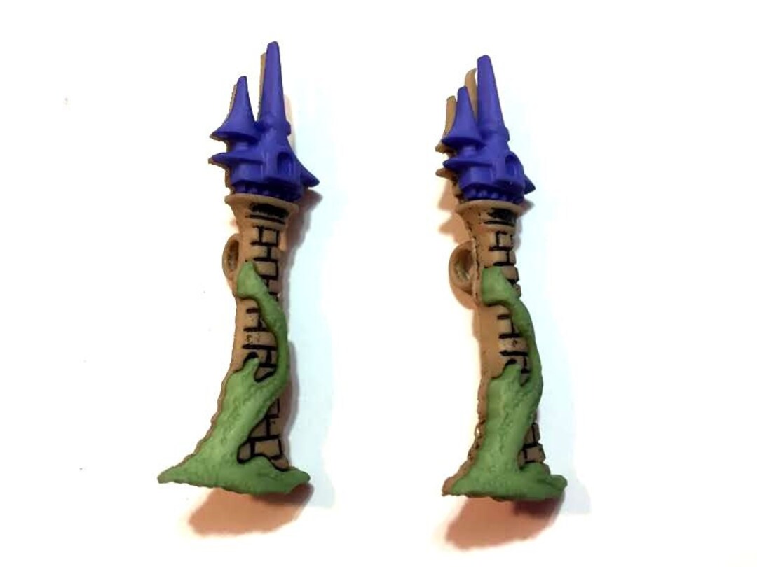 Disney Tangled Rapunzel Castle Tower Buttons Shank Flatback Dress It up ...