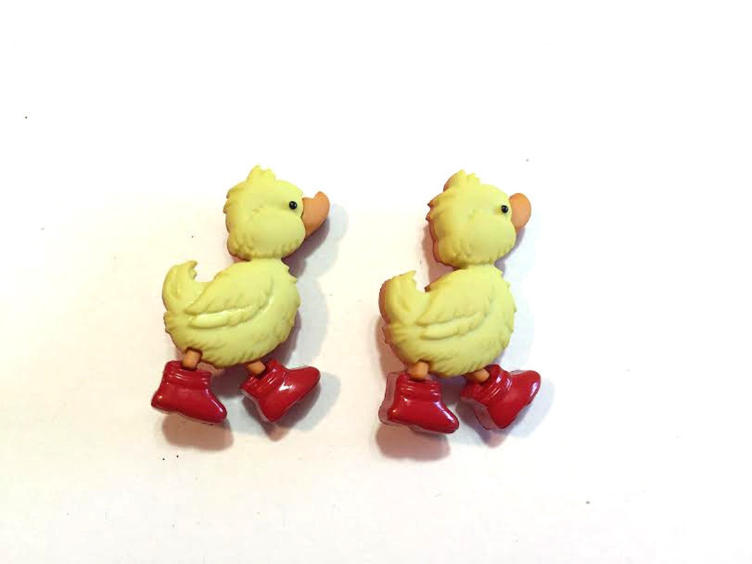 Duck Red Boots Button Shank Back Jesse Dress It up Puddle Jumpers ...