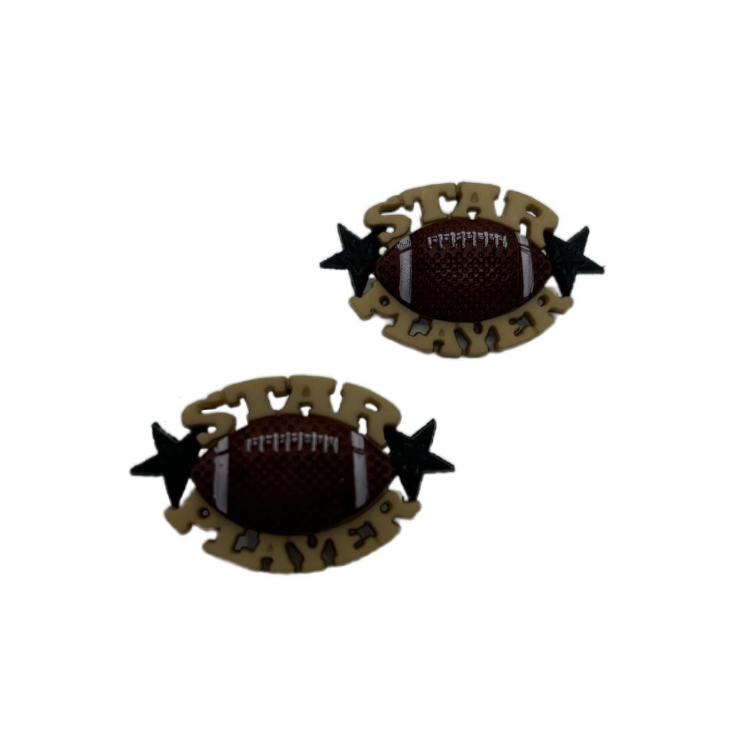 Football Buttons Shank Back Jesse Dress It up STAR PLAYER - 1300 W201 ...