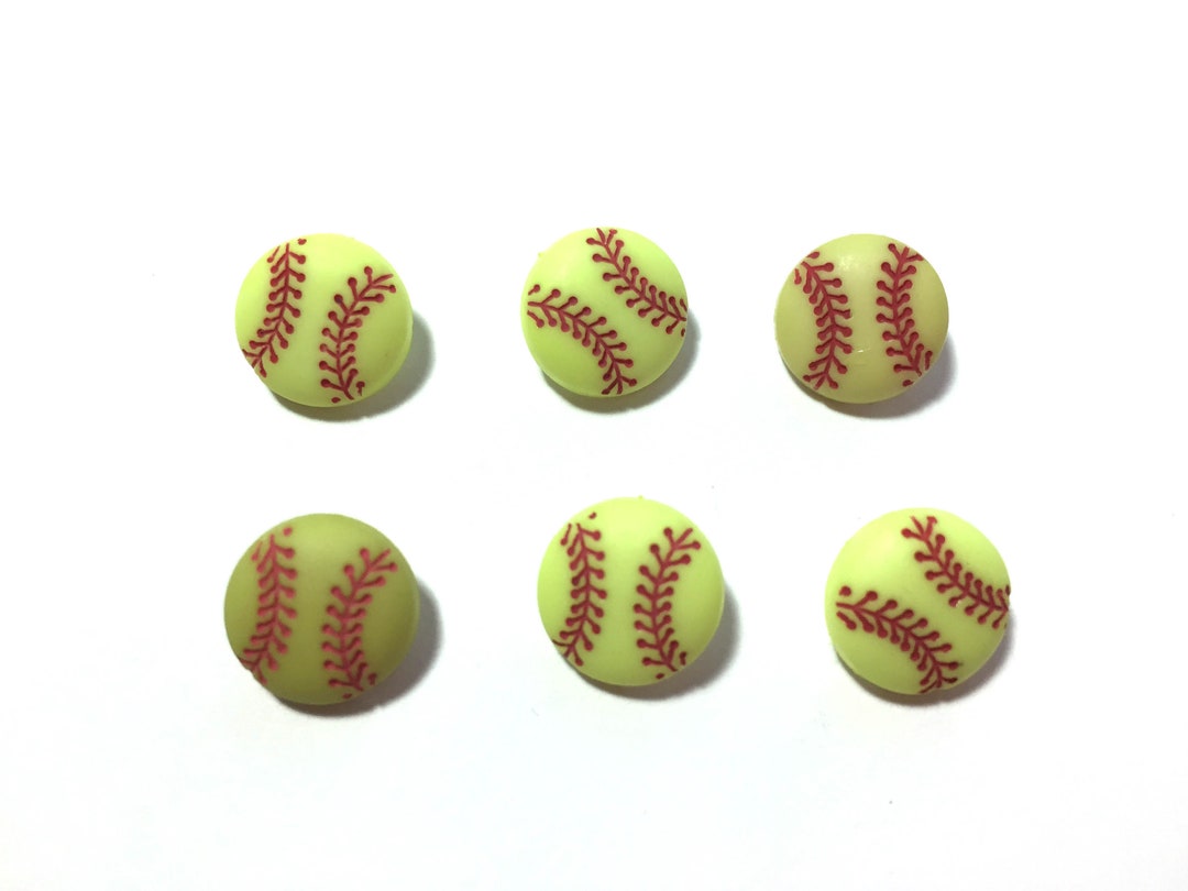 Mini Softball Buttons (7/16") Shank Flat Back Choice - 1300 - Etsy