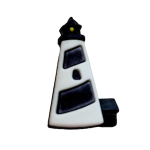Lighthouse Buttons Galore Red Black Blue Color Choice 3D Light House ...