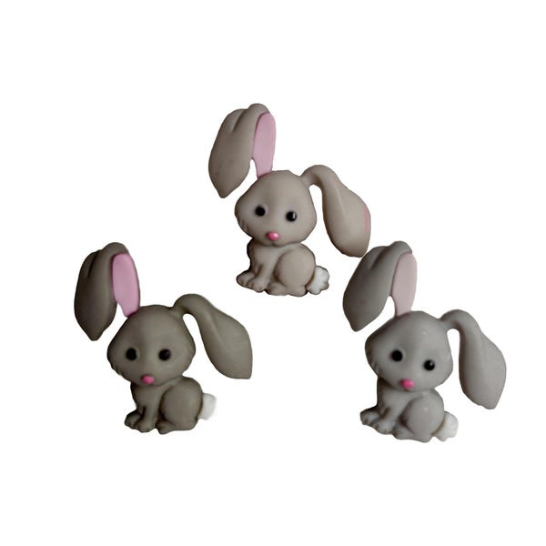 Bunny Buttons - Etsy