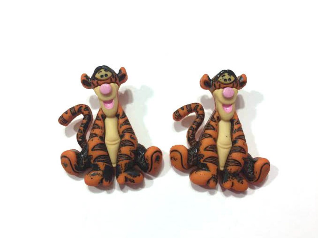 Disney Tigger Button Shank Back Jesse James Dress It up Winnie the Pooh ...