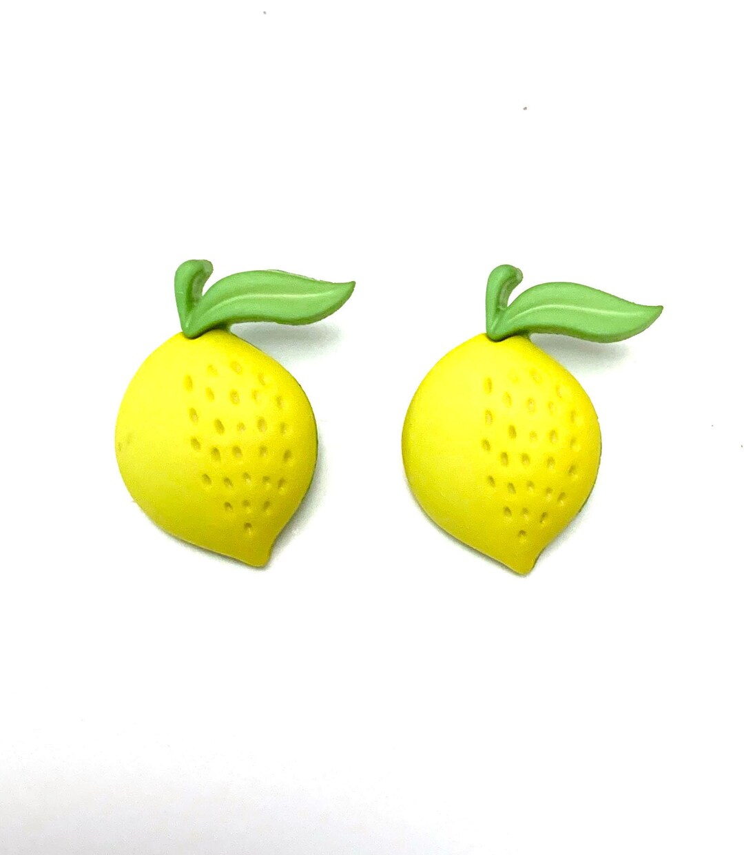 Lemon Buttons Fruit Shank Flat Back Choice - 1478 R - Etsy