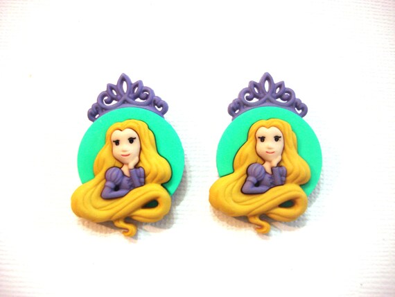 Craft Supplies & Tools Disney Princess Rapunzel Buttons Tangled Shank ...