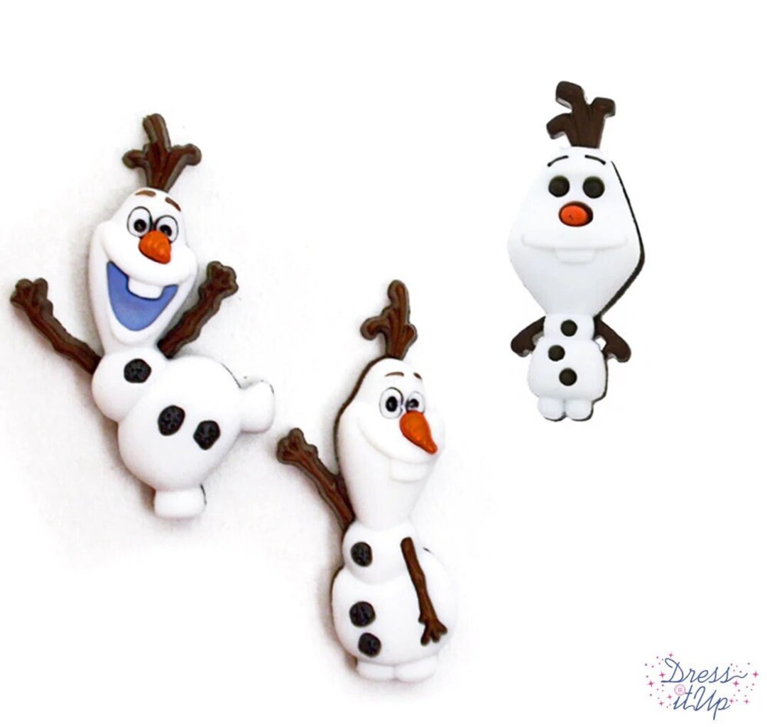 NEW Disney Olaf Frozen Buttons Collection Set of 3 Shank Back Licensed ...