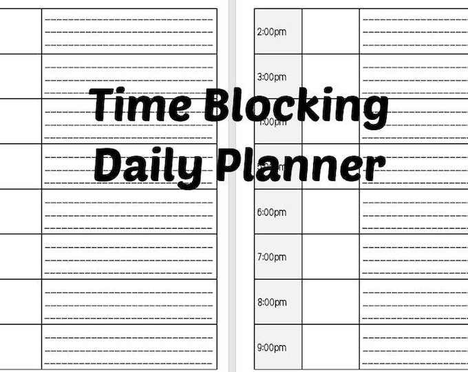 Unplan Undated Planner Printables - PDF Pages in 5 Sizes - Daily/weekly ...