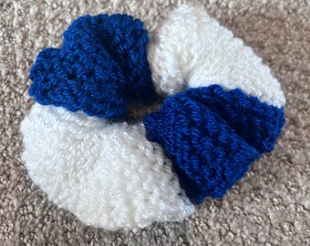Blue and White Scrunchie stockton Colors - Etsy