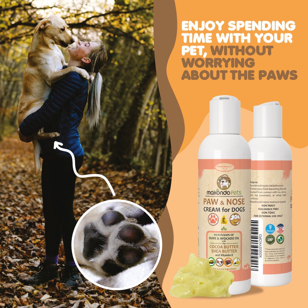 Dog Paw Balm - Nose & Paw Soother Cream. Natural Dog Paw Protector ...