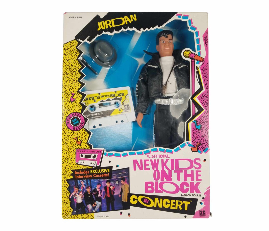 1990 Concert Jordan Knight Doll From New Kids on the Block, Like New in ...
