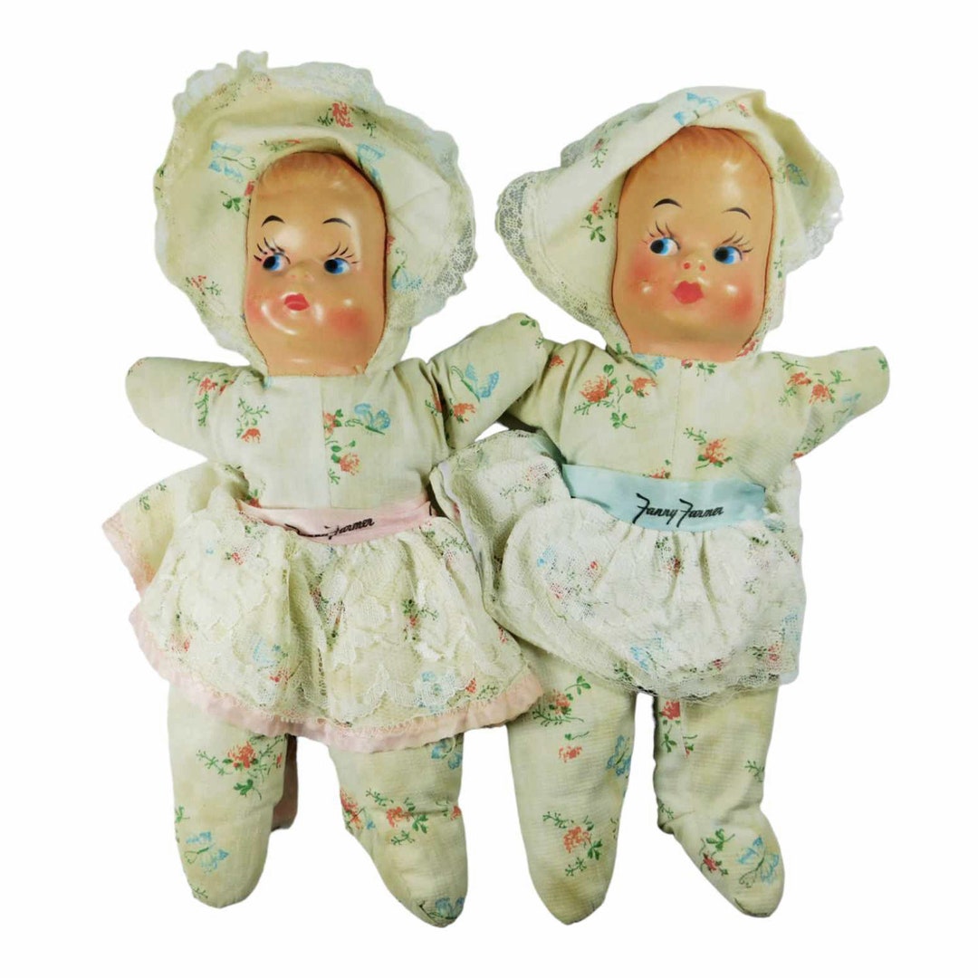 Twin Baby fanny Farmer Candy Advertising Dolls - Etsy