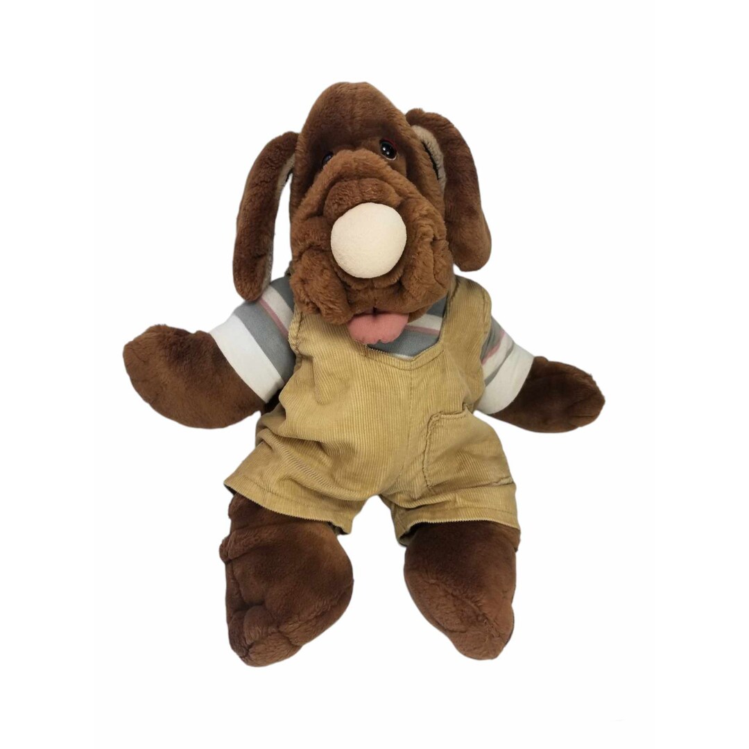 Wrinkles Dog Puppet From 1981, 17 Plush Toy by Ganz Bros - Etsy