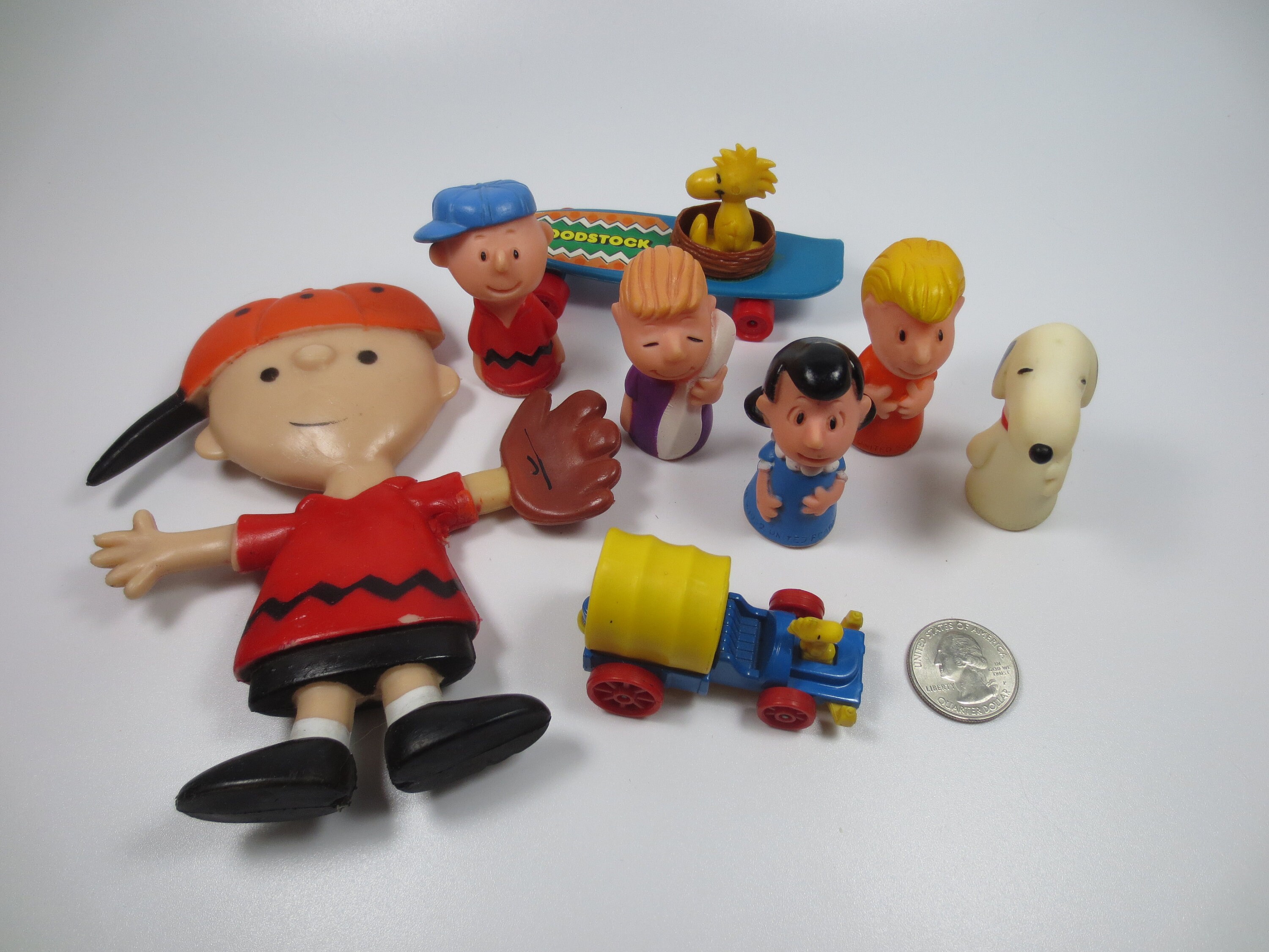 1950s Peanuts Gang With Snoopy and Woodstock Toys by United | Etsy