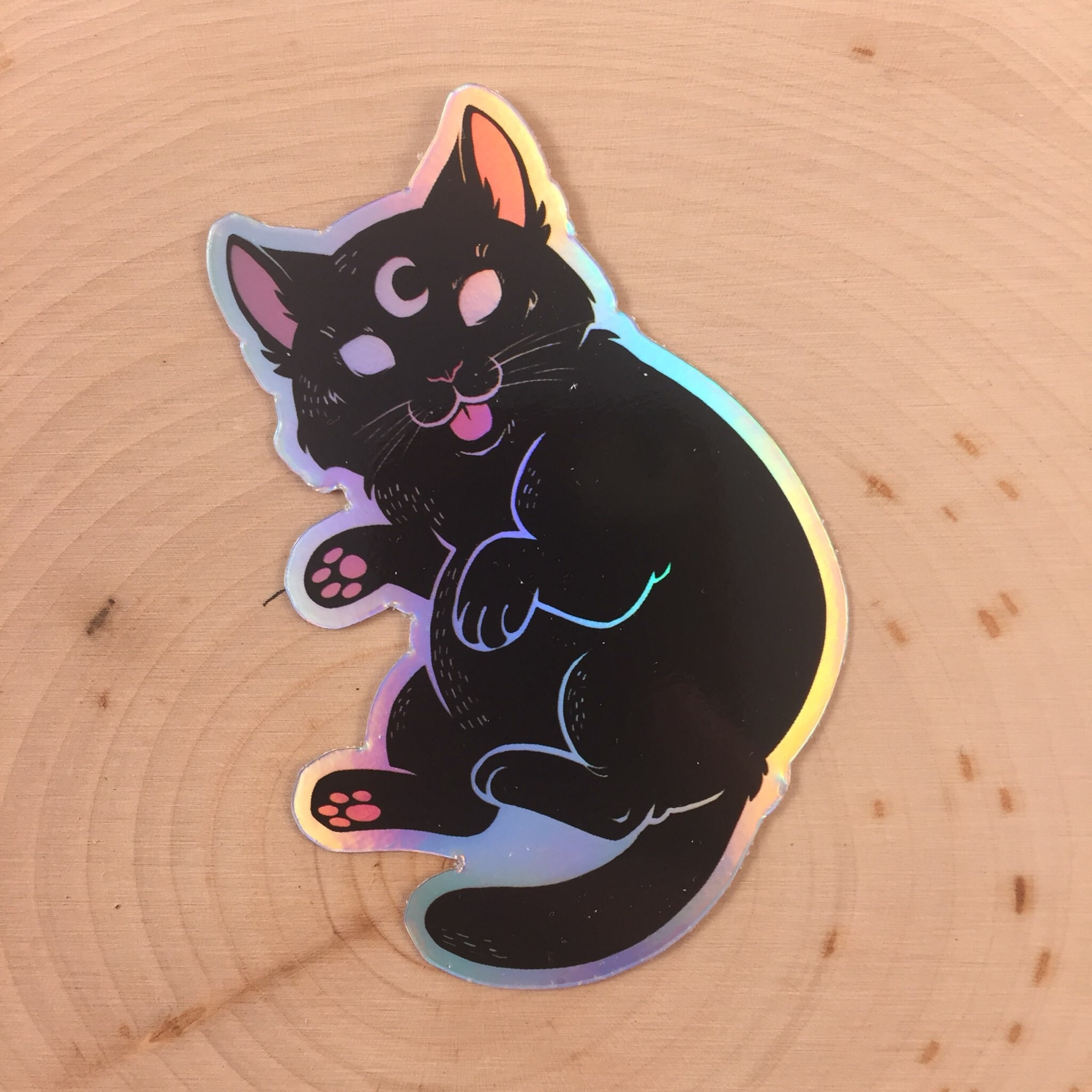 Holo-stickers 3 Holo Chrome Holographic Halloween | Etsy