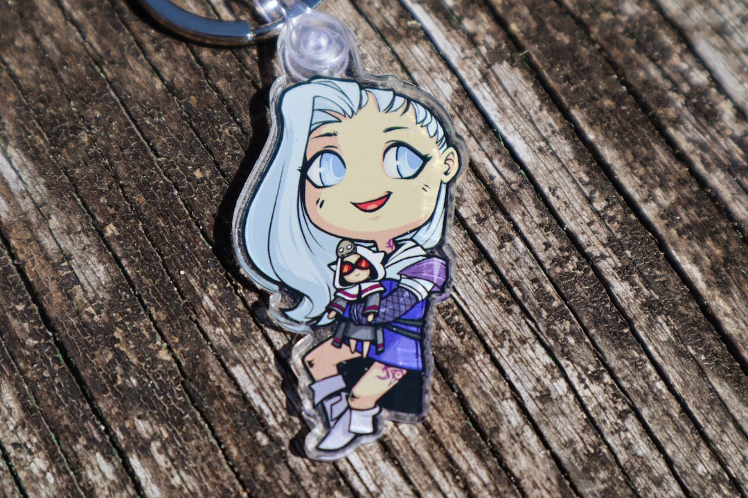 Acrylic KEYCHAIN - Chibi Moenbryda Wilfsunnwyn With Little Urianger ...