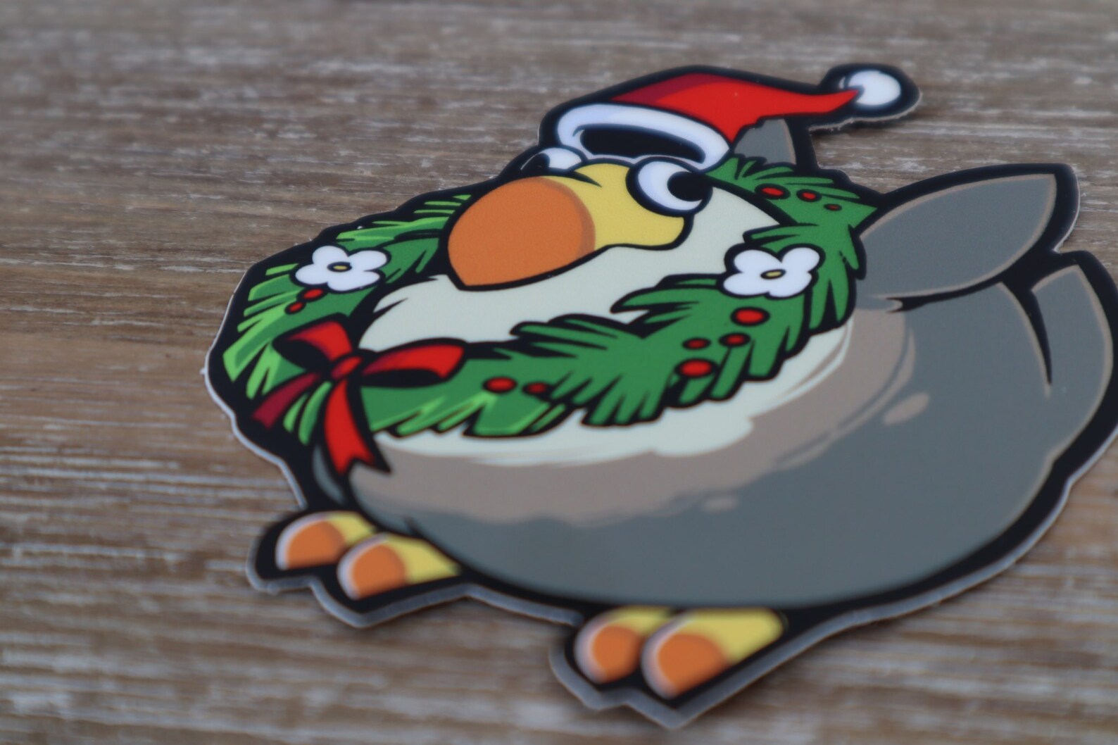 STICKER (3") - Chibi Christmas Holiday Dodo Birb FFXIV Final Fantasy 14 ...